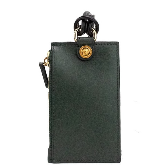 Versace | Bags | Versace Unisex Medusa Biggie Logo Lanyard Calf Leather ...